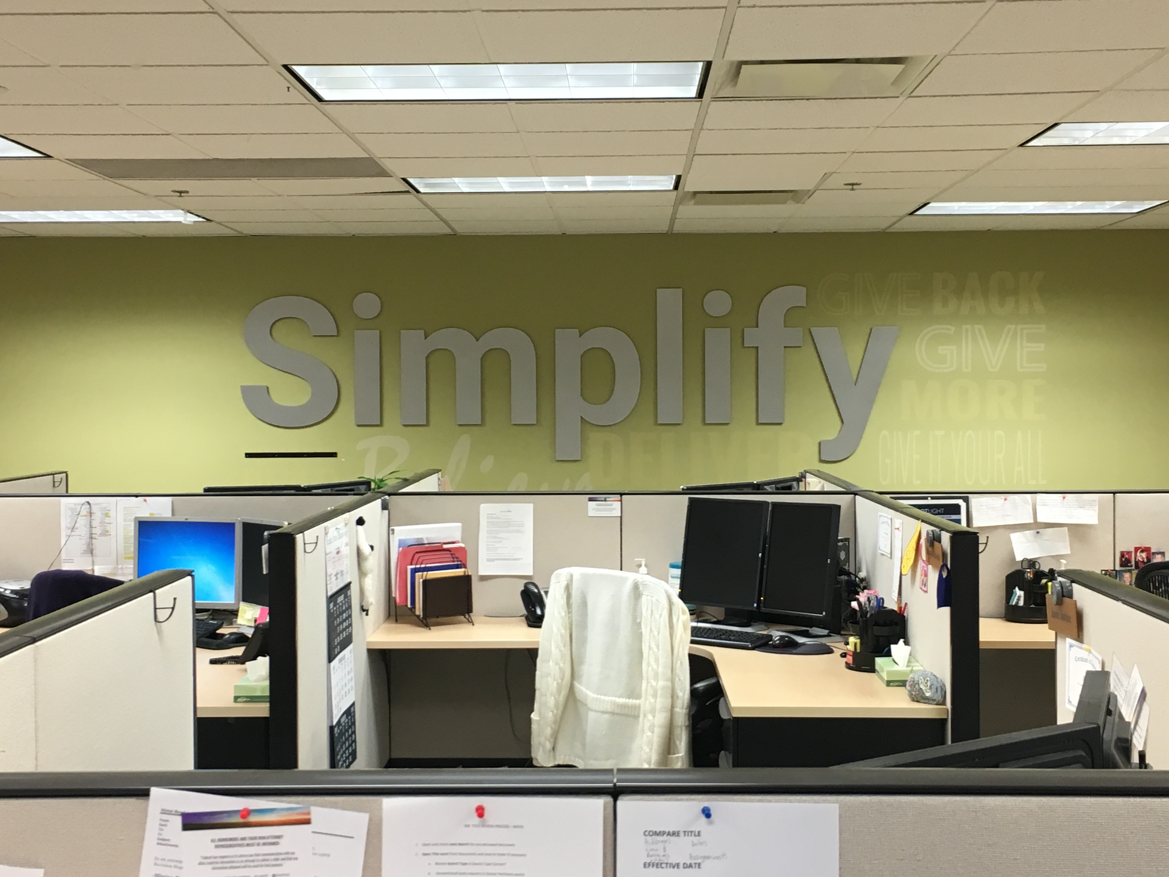 Orlans Simplify Dimensional Wall Graphic – Faro Imaging